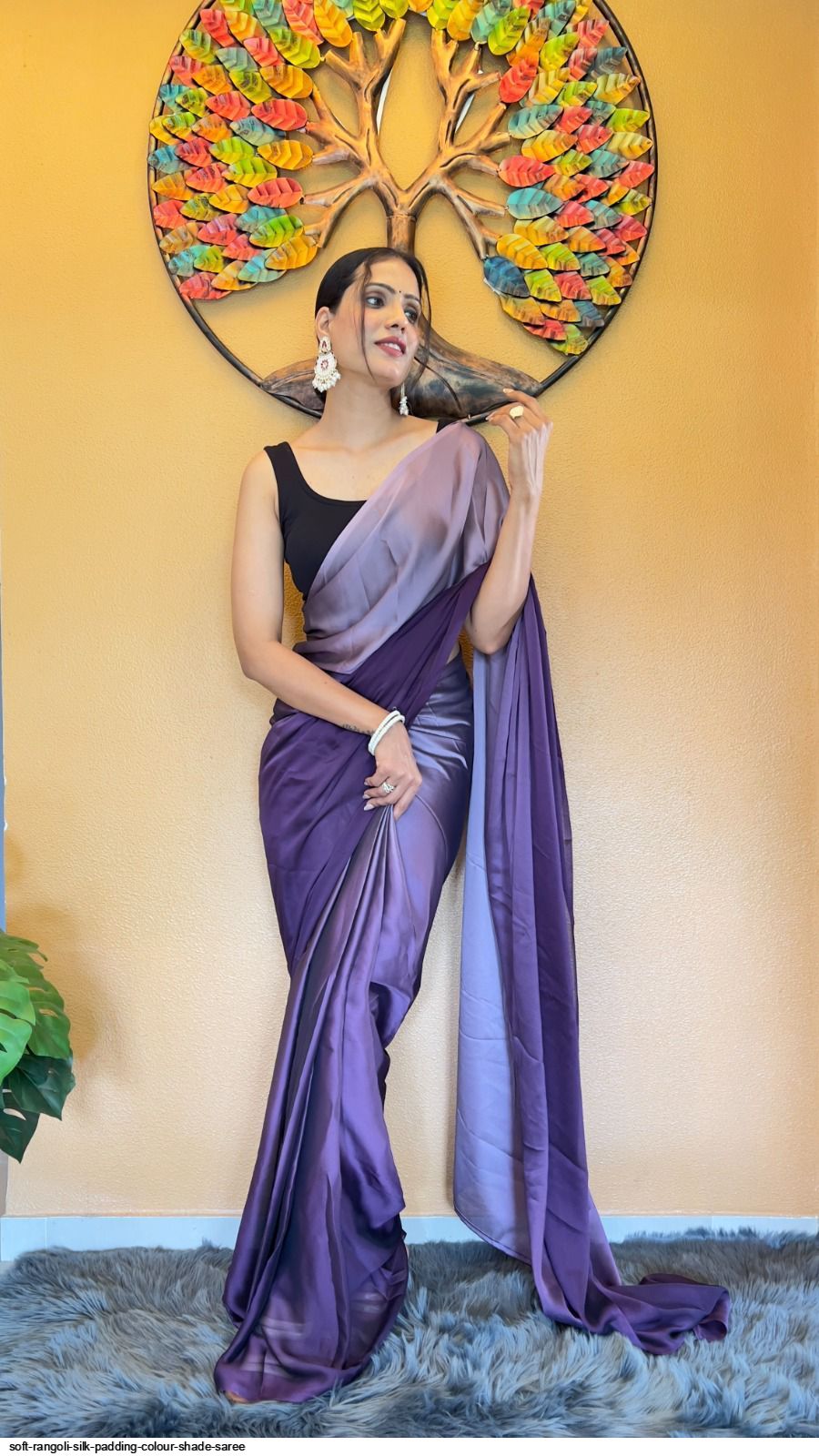 SOFT RANGOLI SILK padding colour shade saree