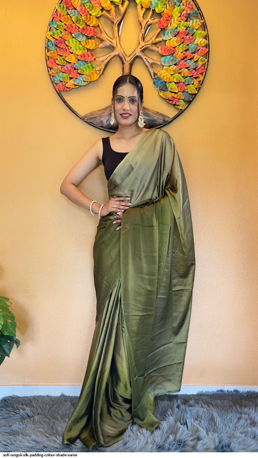 SOFT RANGOLI SILK padding colour shade saree