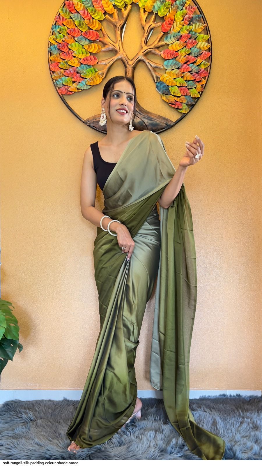 SOFT RANGOLI SILK padding colour shade saree