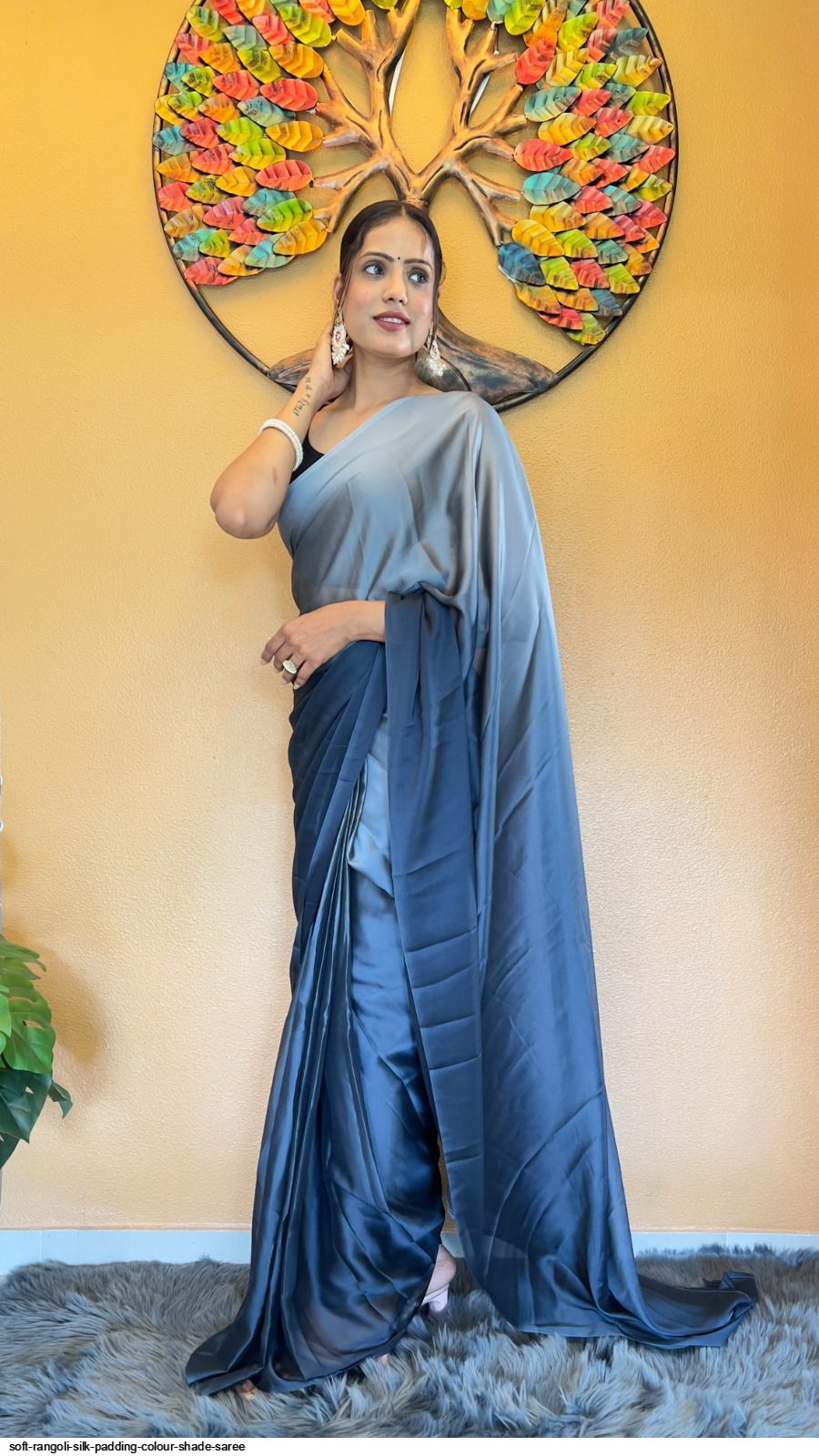 SOFT RANGOLI SILK padding colour shade saree