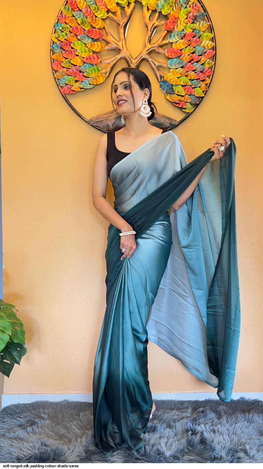 SOFT RANGOLI SILK padding colour shade saree