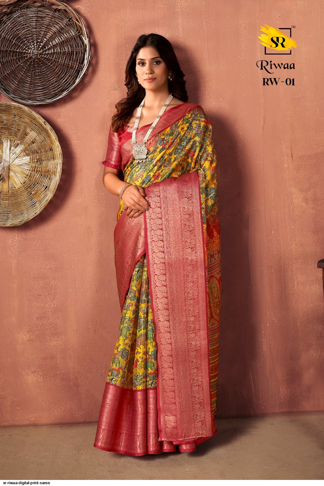 SR Riwaa Digital Print saree