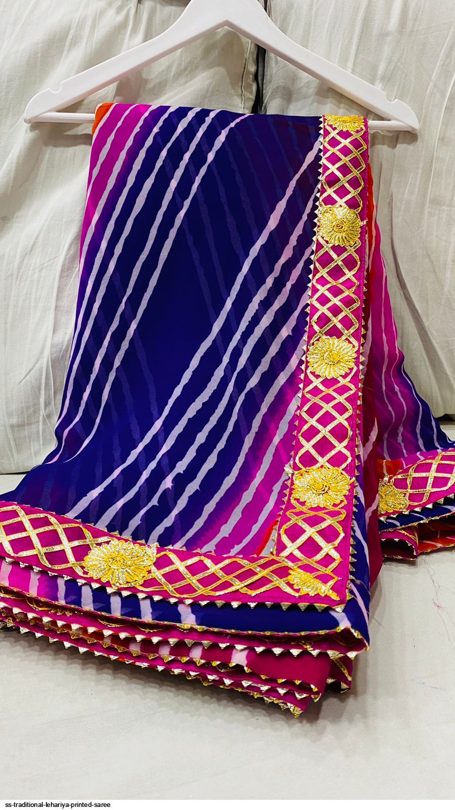 SS TRADITIONAL LEHARIYA PRINTED SAREE