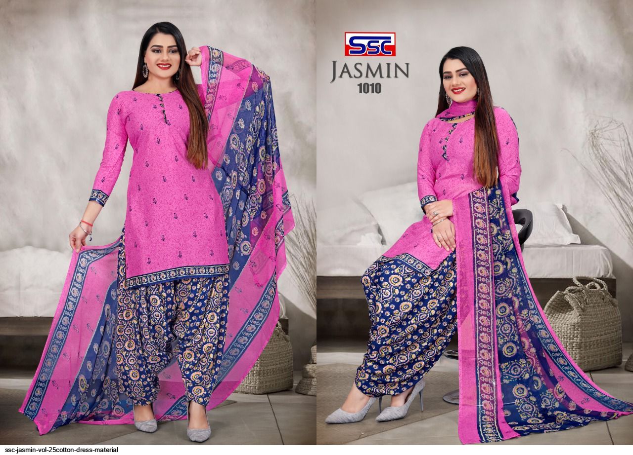 ssc JASMIN vol 25cotton dress material