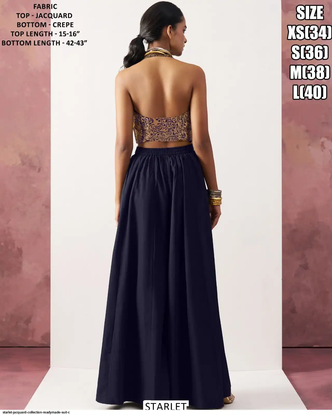 STARLET JACQUARD COLLECTION READYMADE SUIT C