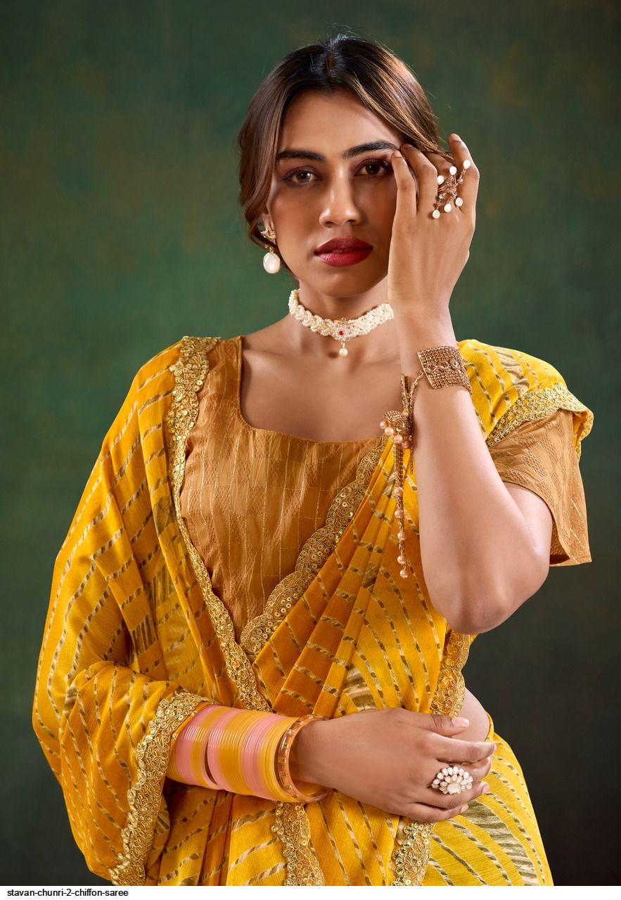 stavan CHUNRI 2 chiffon saree