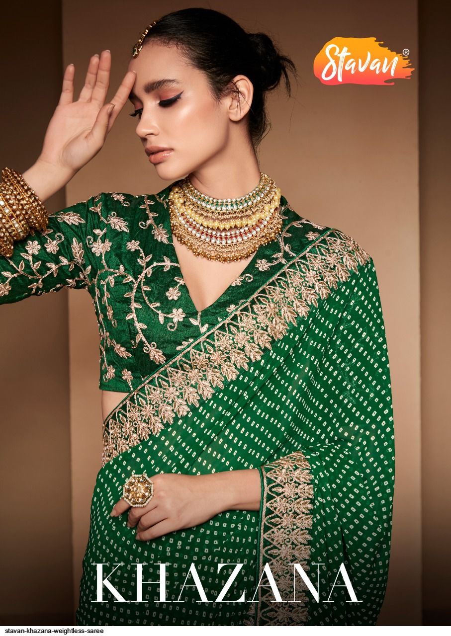 STAVAN KHAZANA Weightless saree