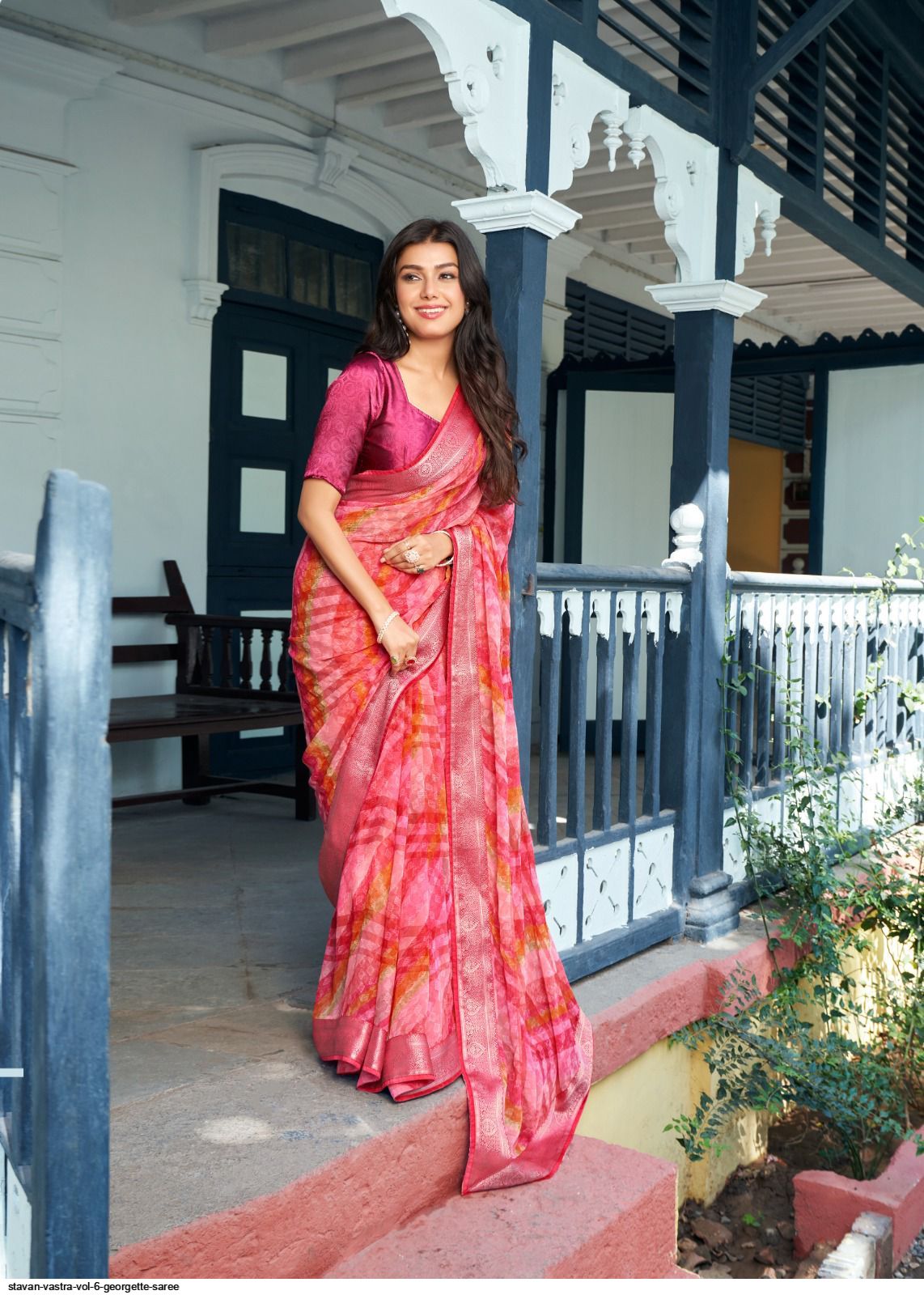 STAVAN VASTRA VOL 6 GEORGETTE SAREE