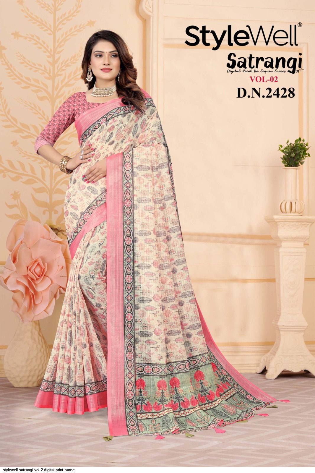 Stylewell SATRANGI VOL 2 digital print saree