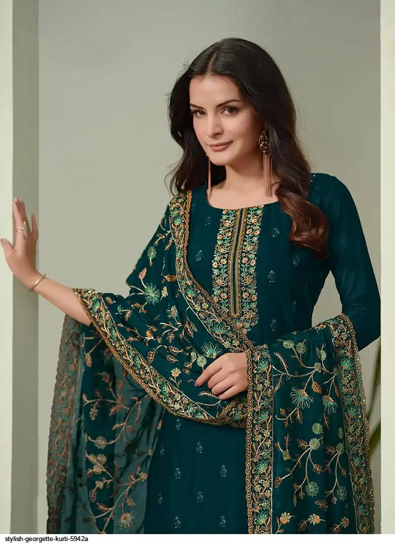 stylish Georgette kurti 5942A