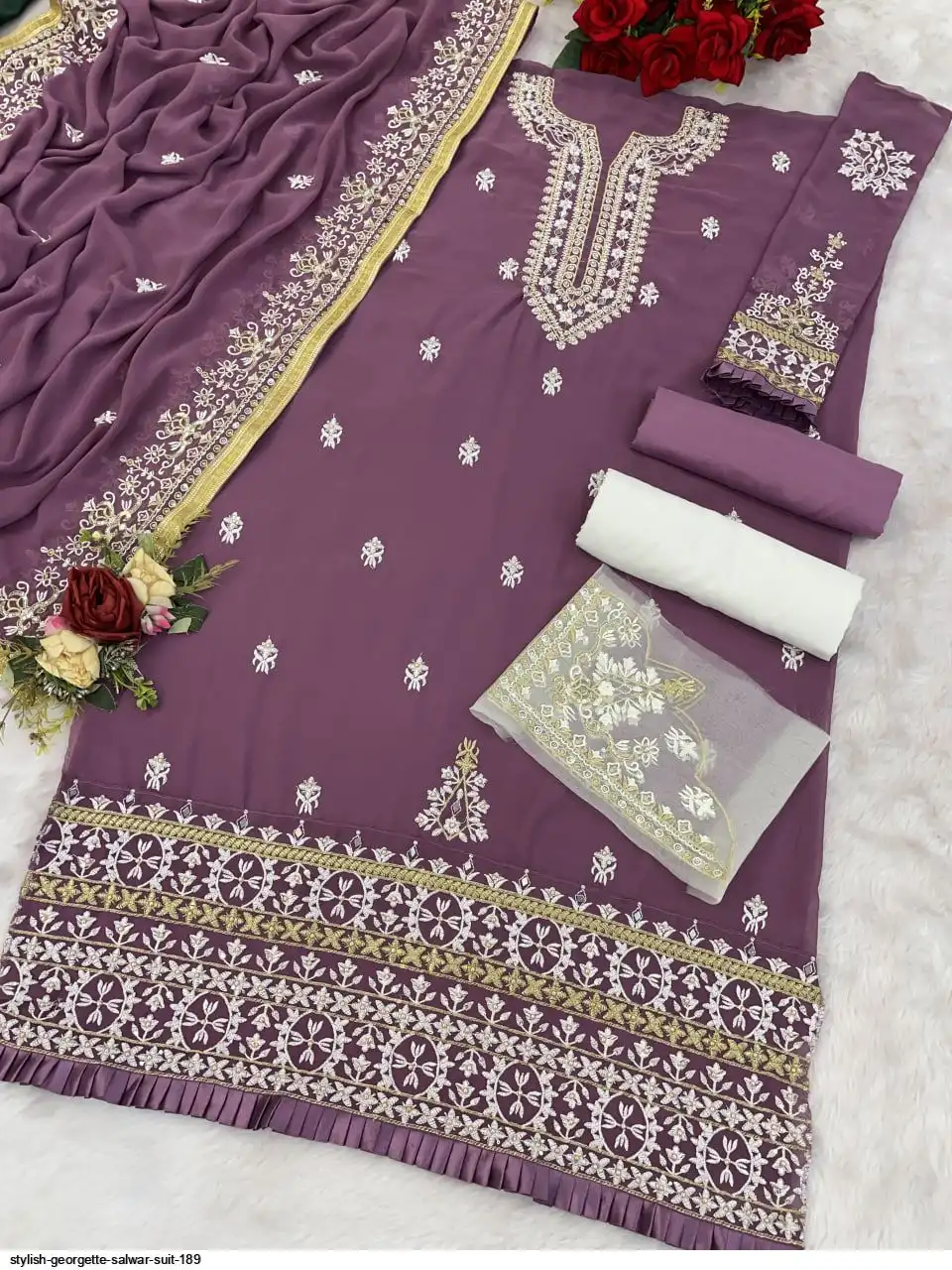 STYLISH Georgette SALWAR SUIT 189