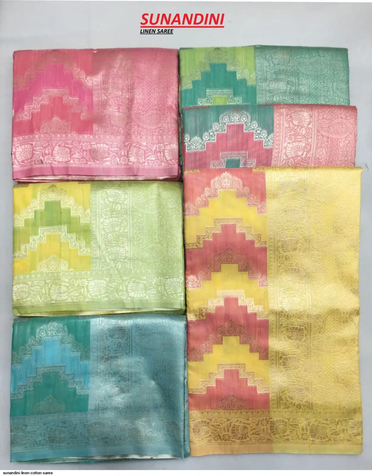 SUNANDINI LINEN COTTON SAREE
