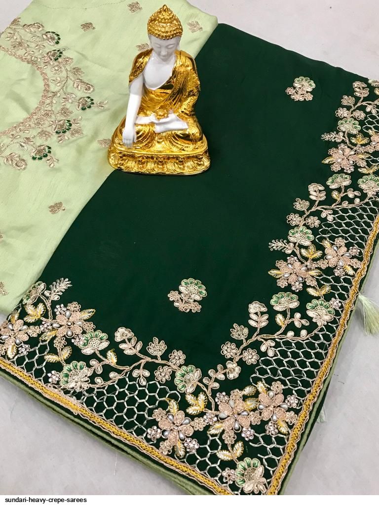 SUNDARI HEAVY CREPE SAREES