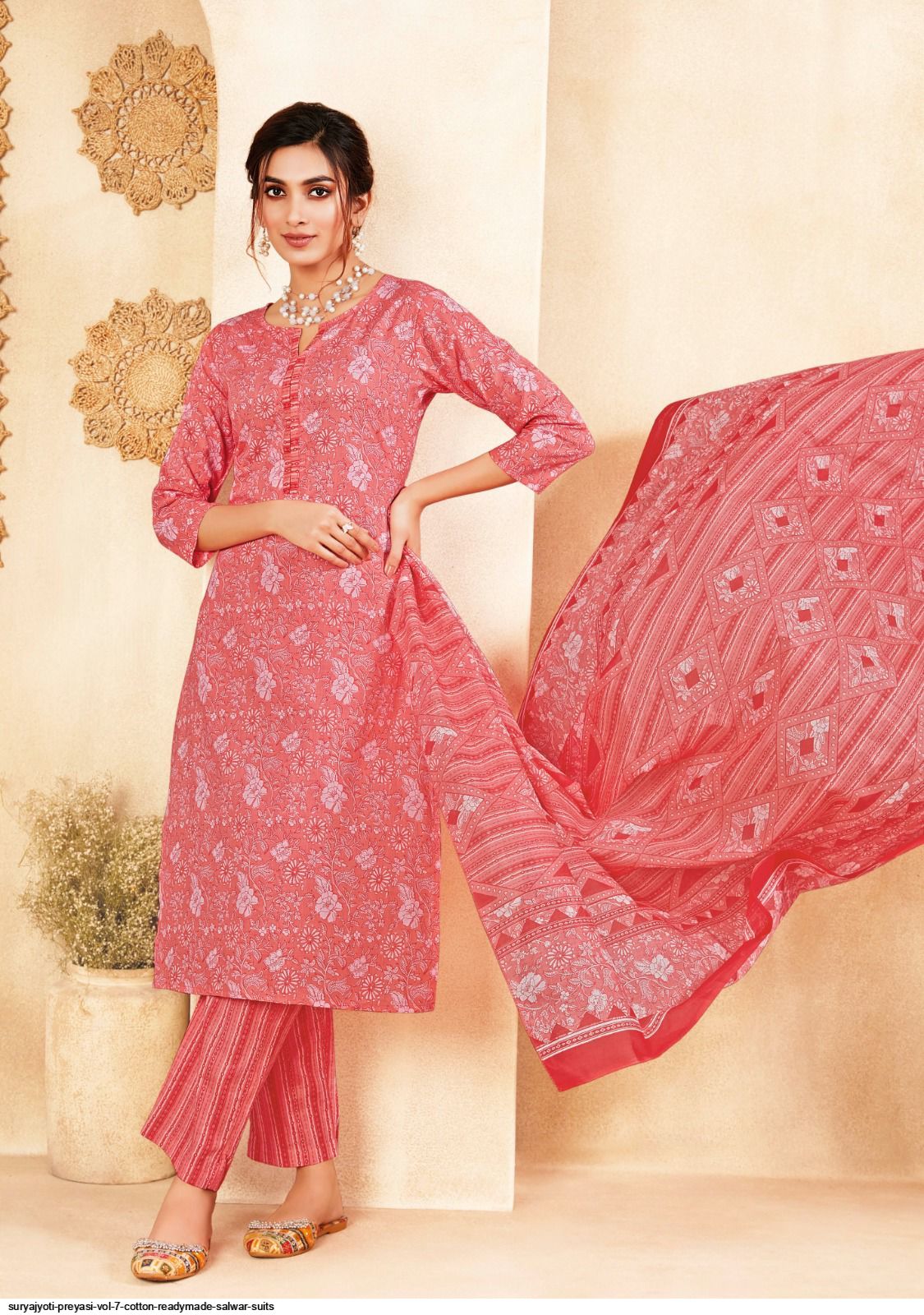 suryajyoti PREYASI VOL-7 COTTON readymade salwar suits