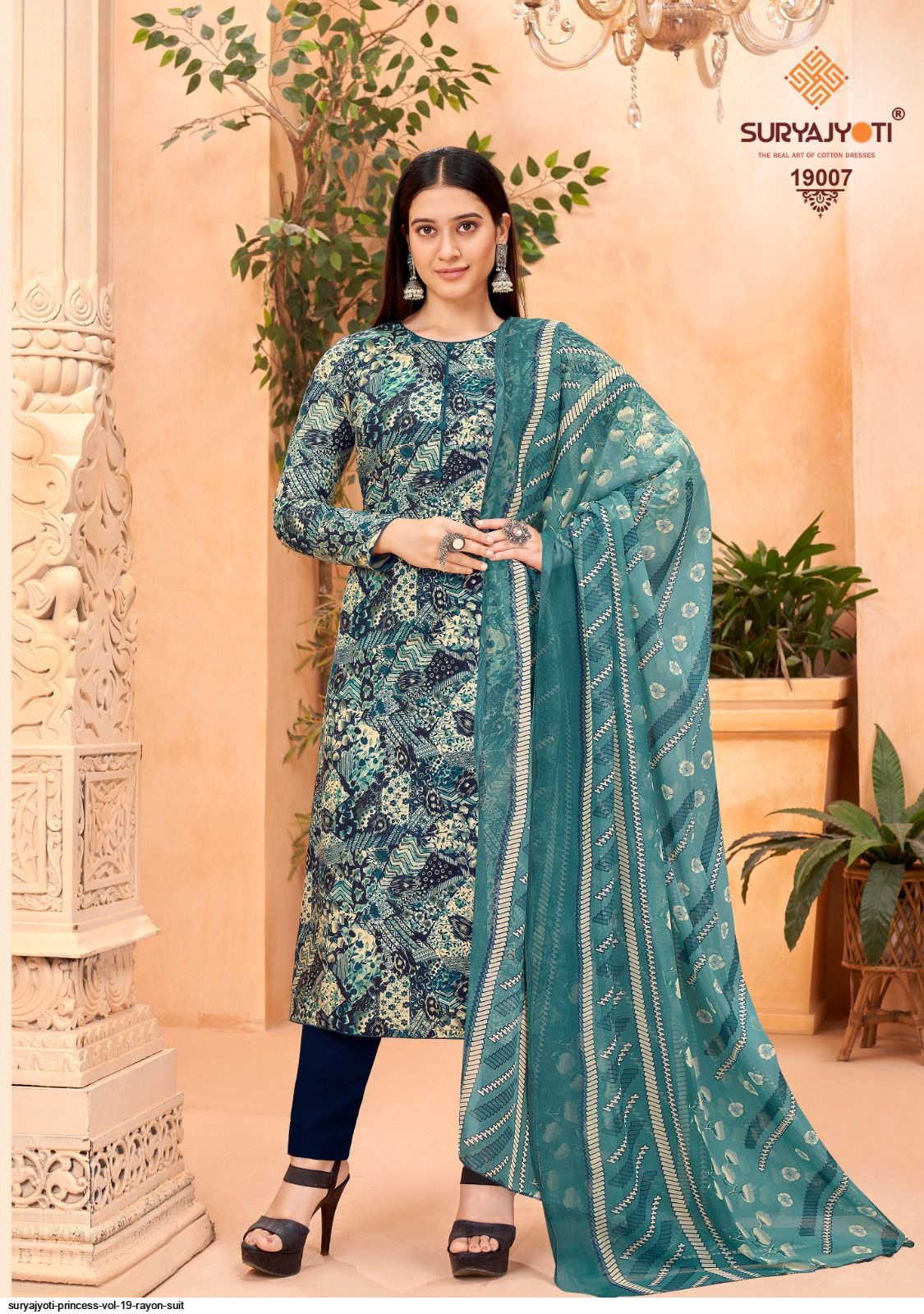 SURYAJYOTI PRINCESS VOL 19 RAYON SUIT