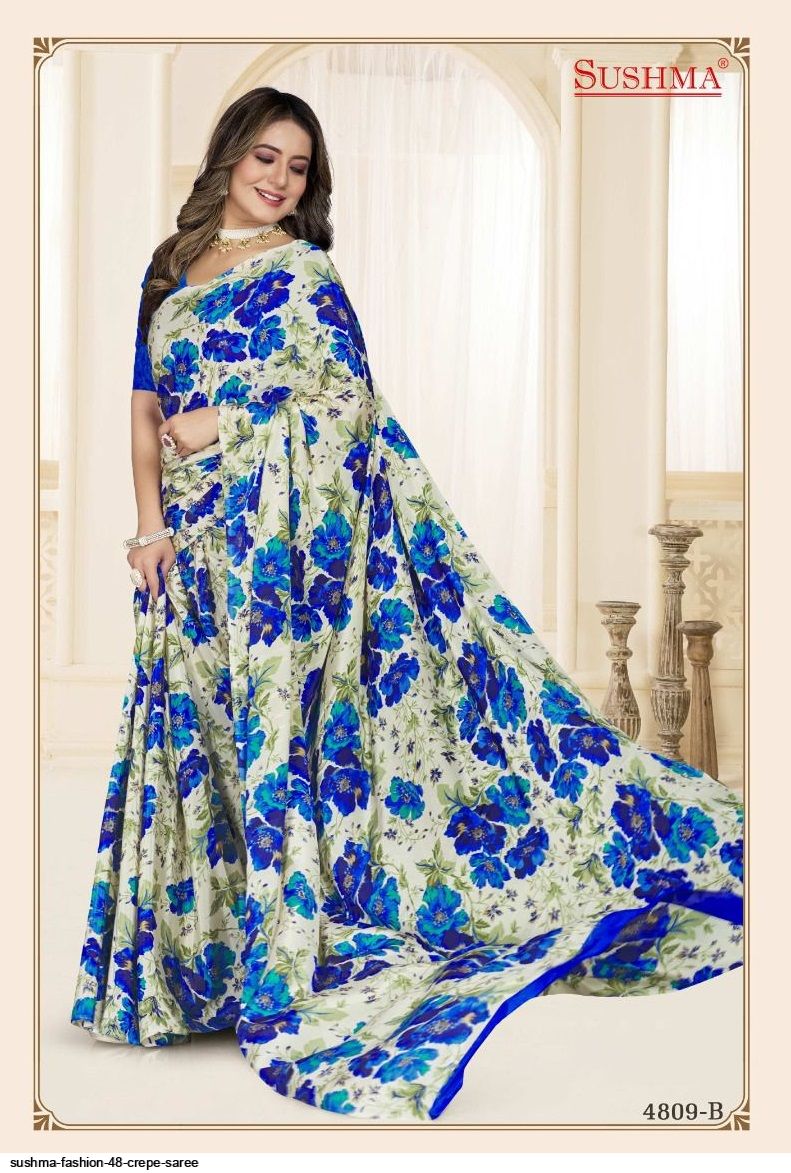 SUSHMA FASHION 48 CREPE SAREE