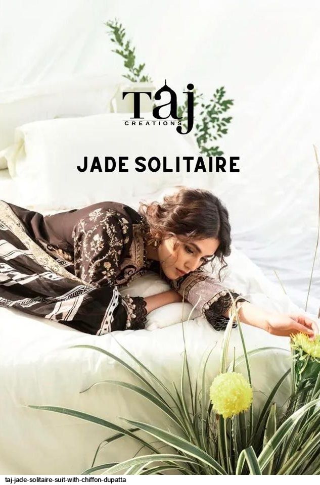 Taj Jade Solitaire SUIT WITH CHIFFON DUPATTA