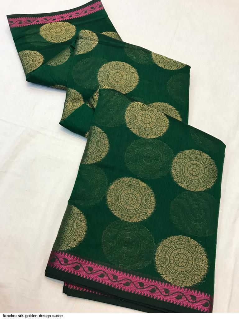 TANCHOI SILK GOLDEN DESIGN SAREE