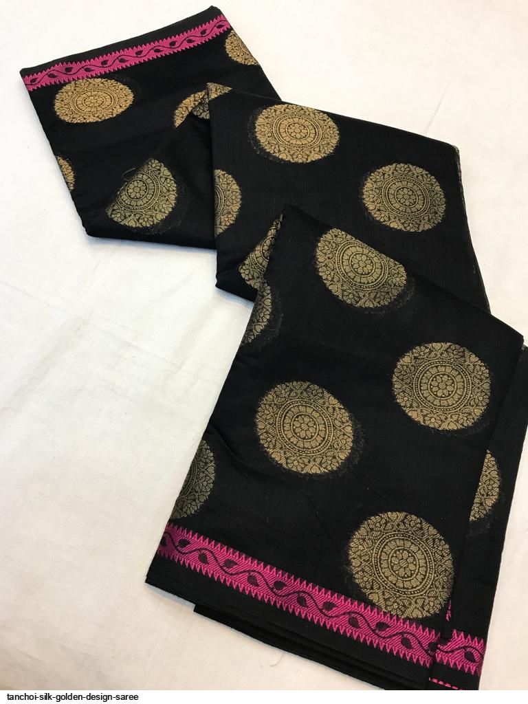TANCHOI SILK GOLDEN DESIGN SAREE