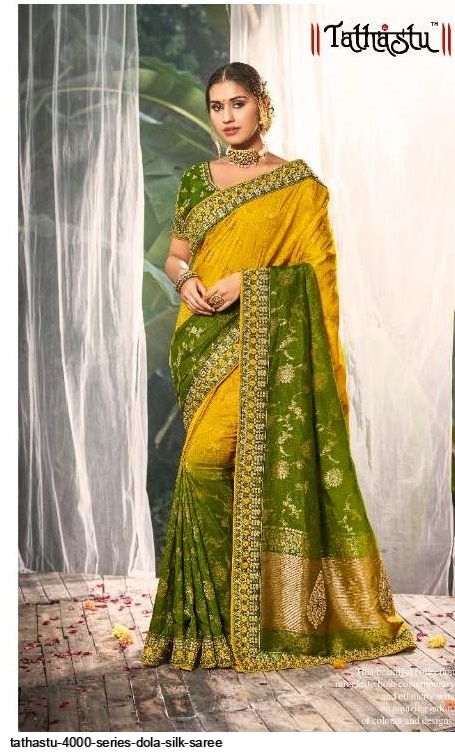 TATHASTU 4000 SERIES DOLA SILK SAREE