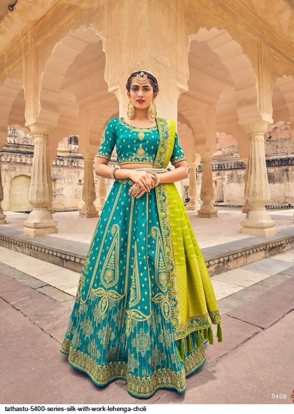 TATHASTU 5400 SERIES SILK WITH WORK lehenga choli