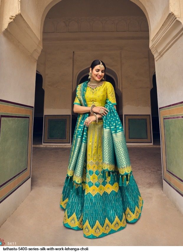TATHASTU 5400 SERIES SILK WITH WORK lehenga choli