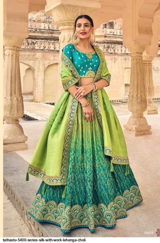 TATHASTU 5400 SERIES SILK WITH WORK lehenga choli
