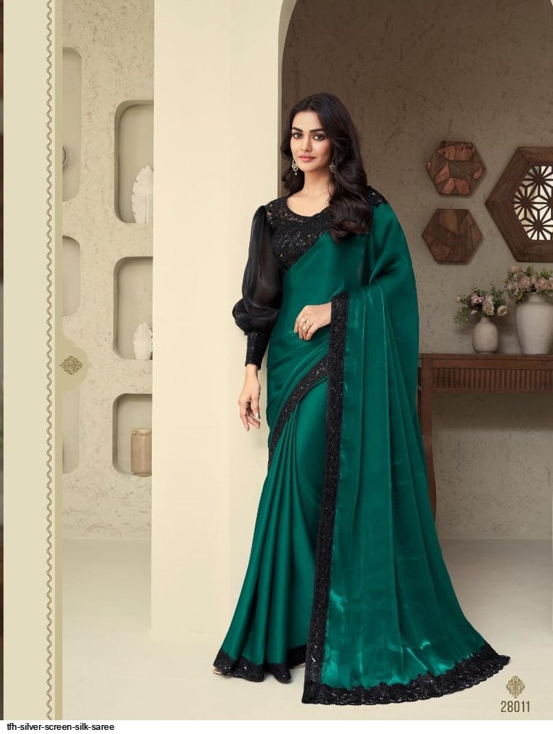 TFH SILVER SCREEN SILK SAREE