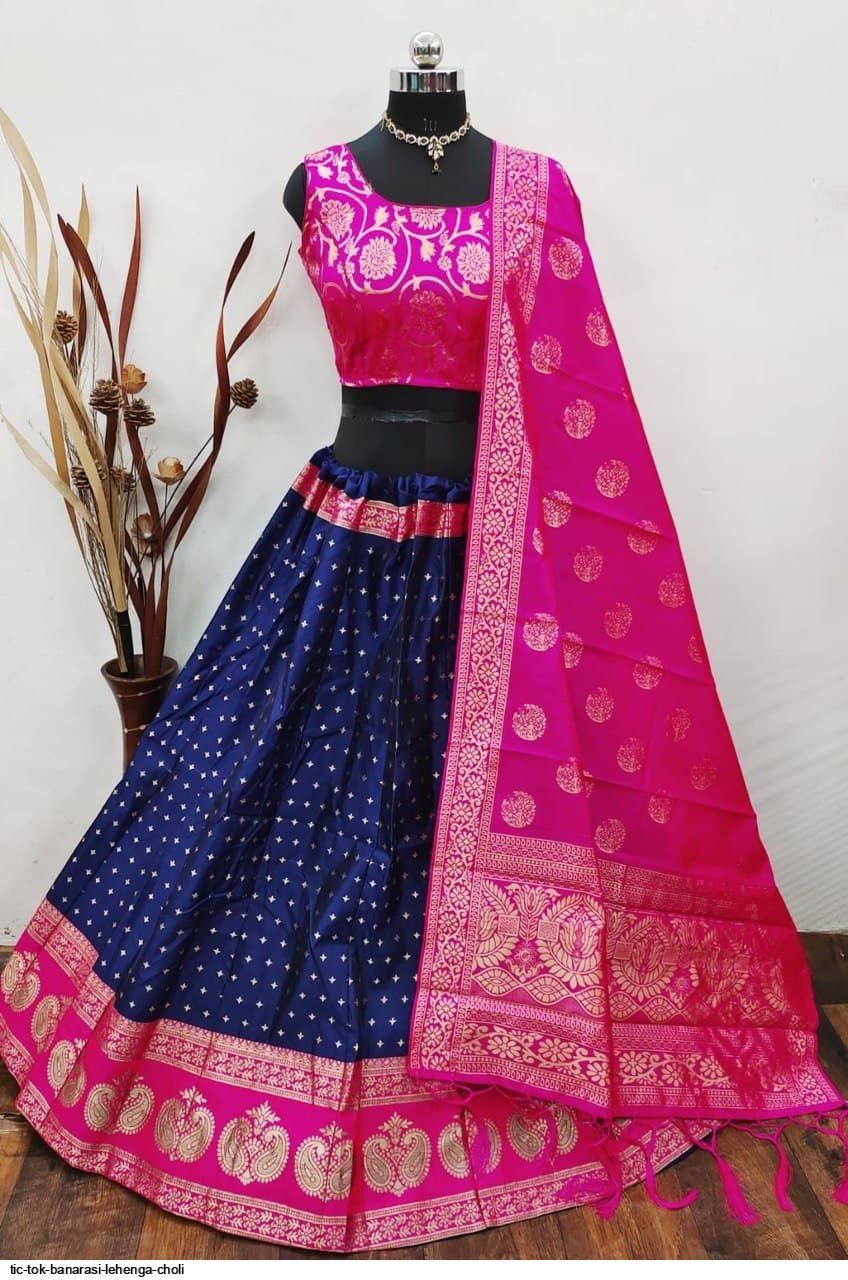 TIC TOK BANARASI LEHENGA CHOLI