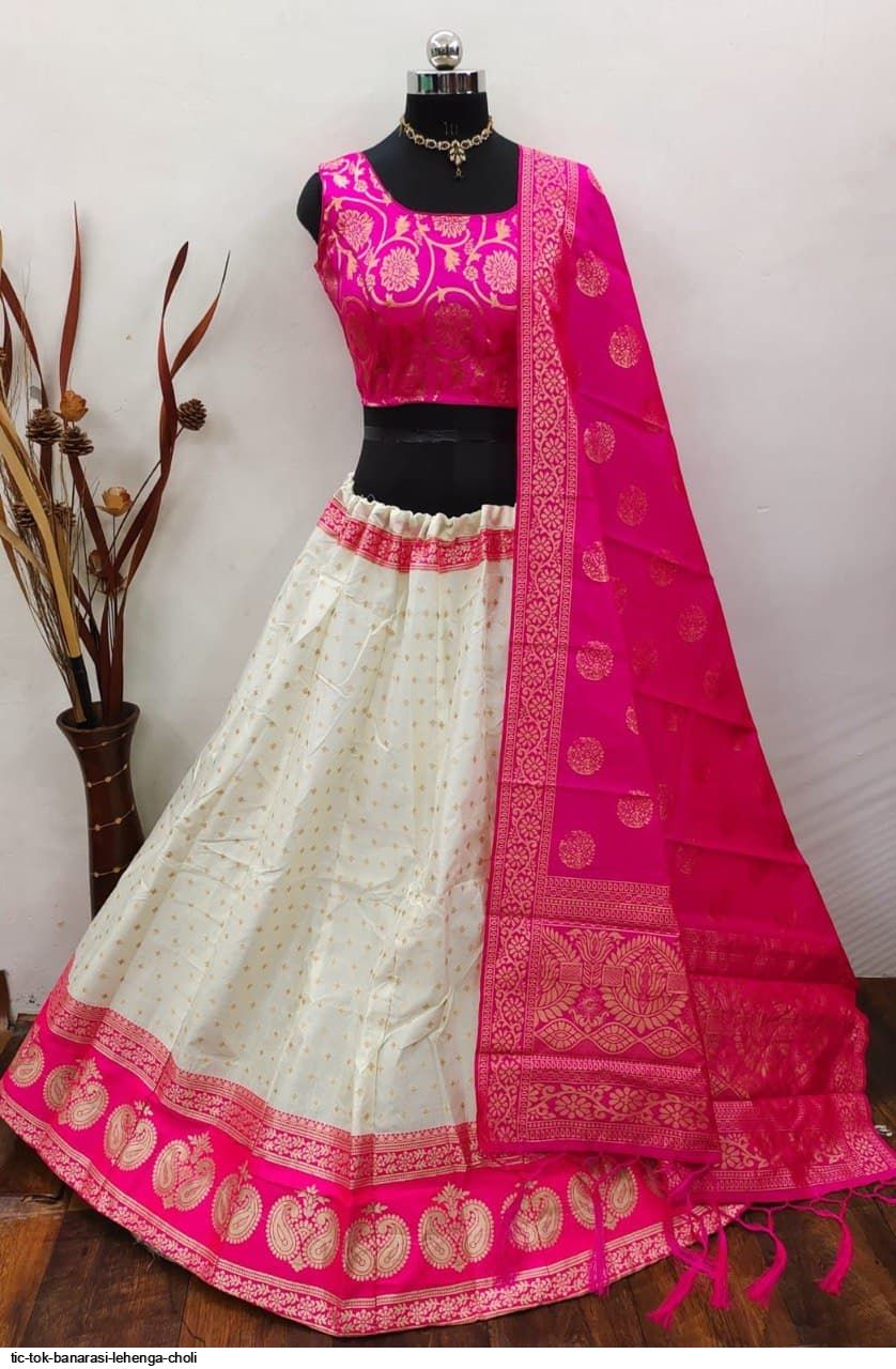 TIC TOK BANARASI LEHENGA CHOLI