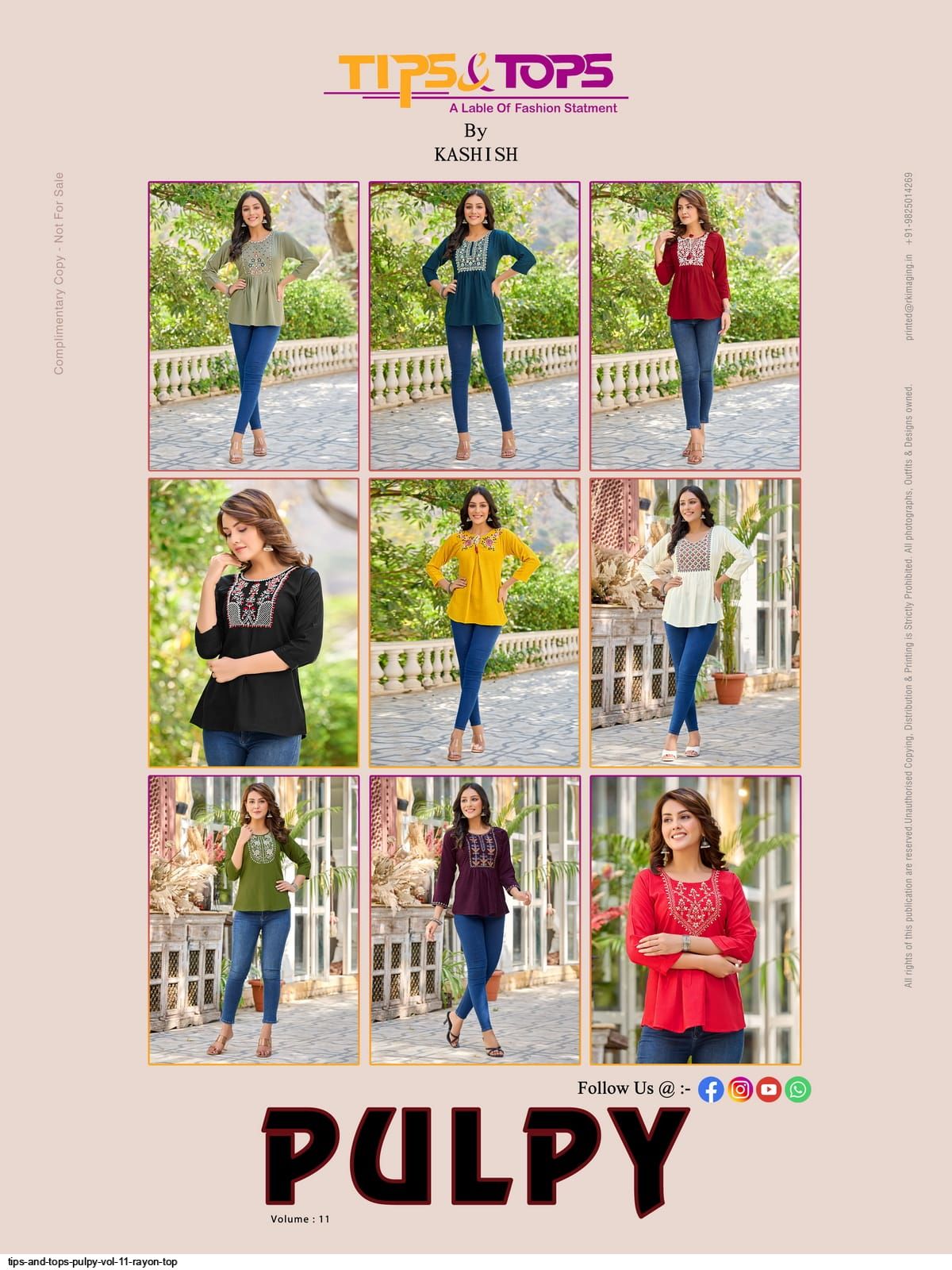 TIPS and TOPS PULPY Vol 11 Rayon top