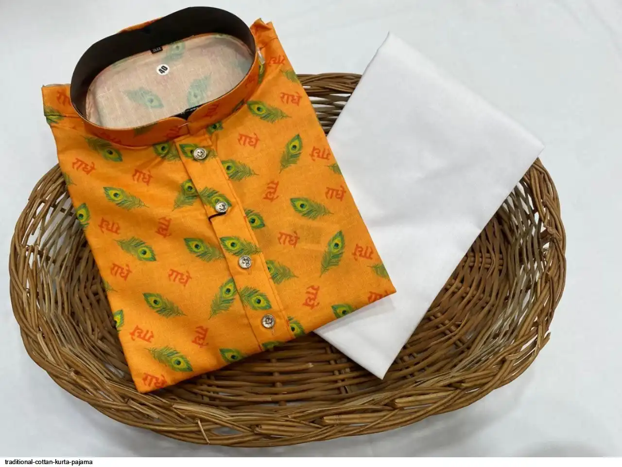 Traditional COTTAN KURTA PAJAMA