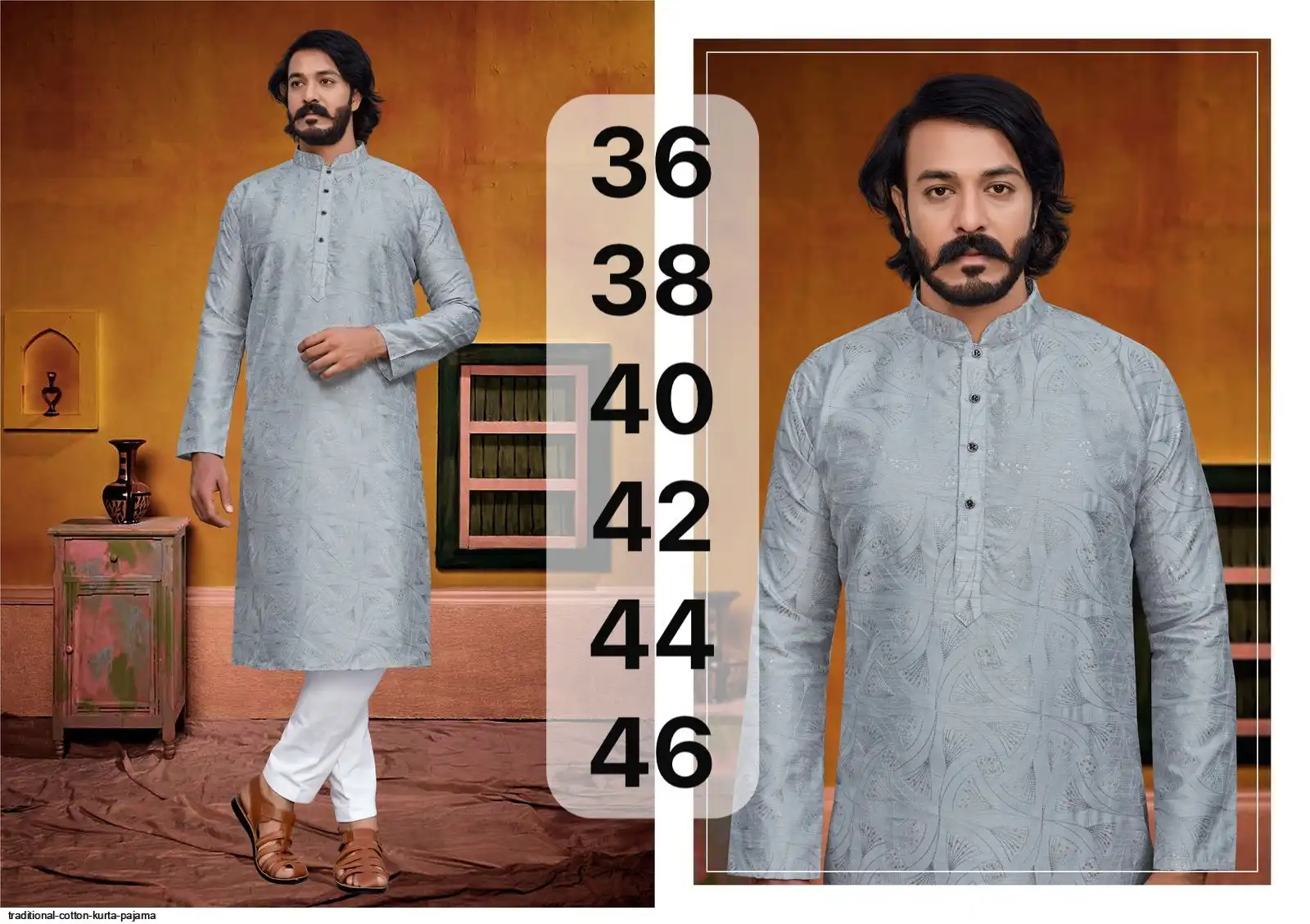 traditional cotton kurta pajama