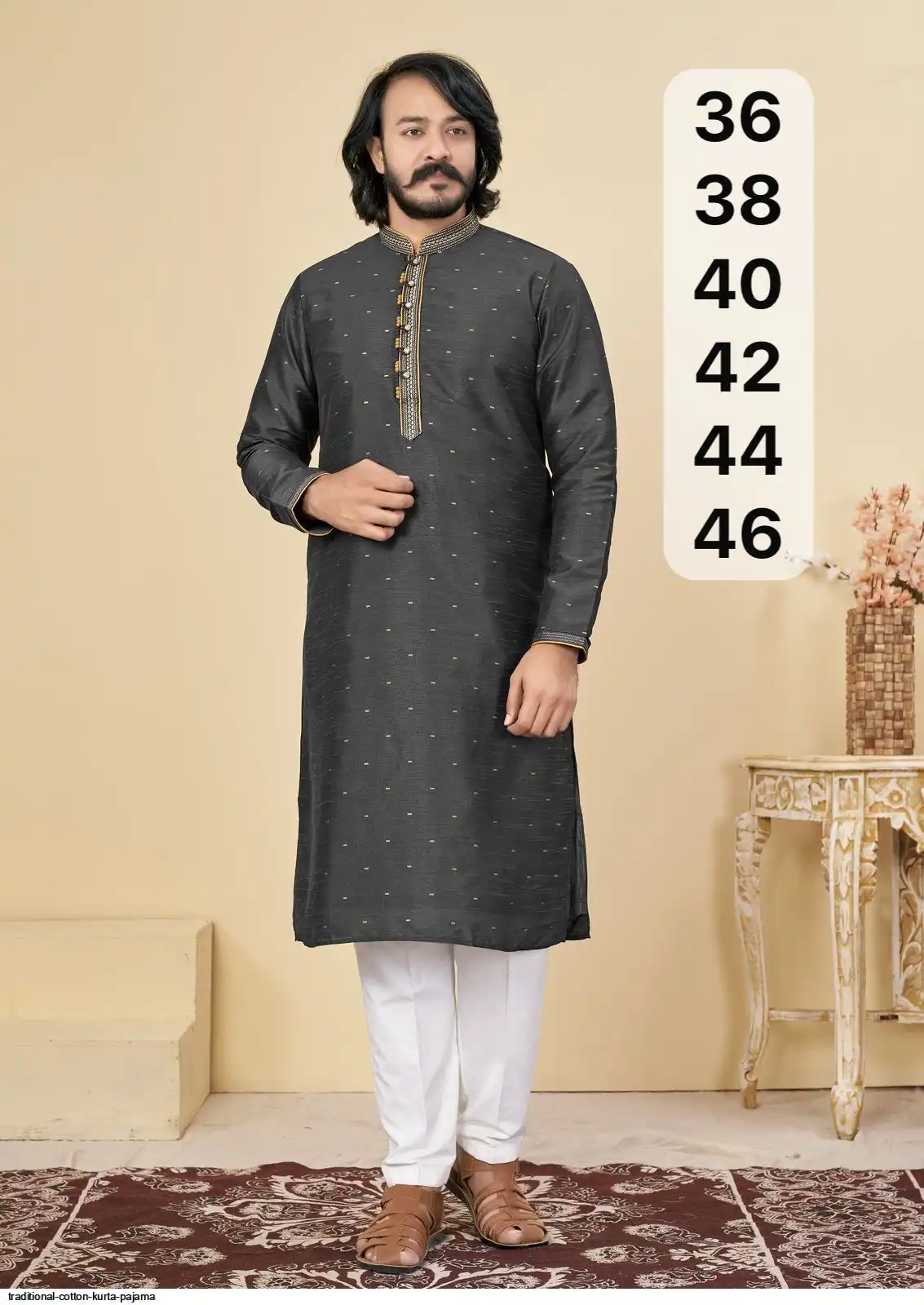 traditional cotton kurta pajama