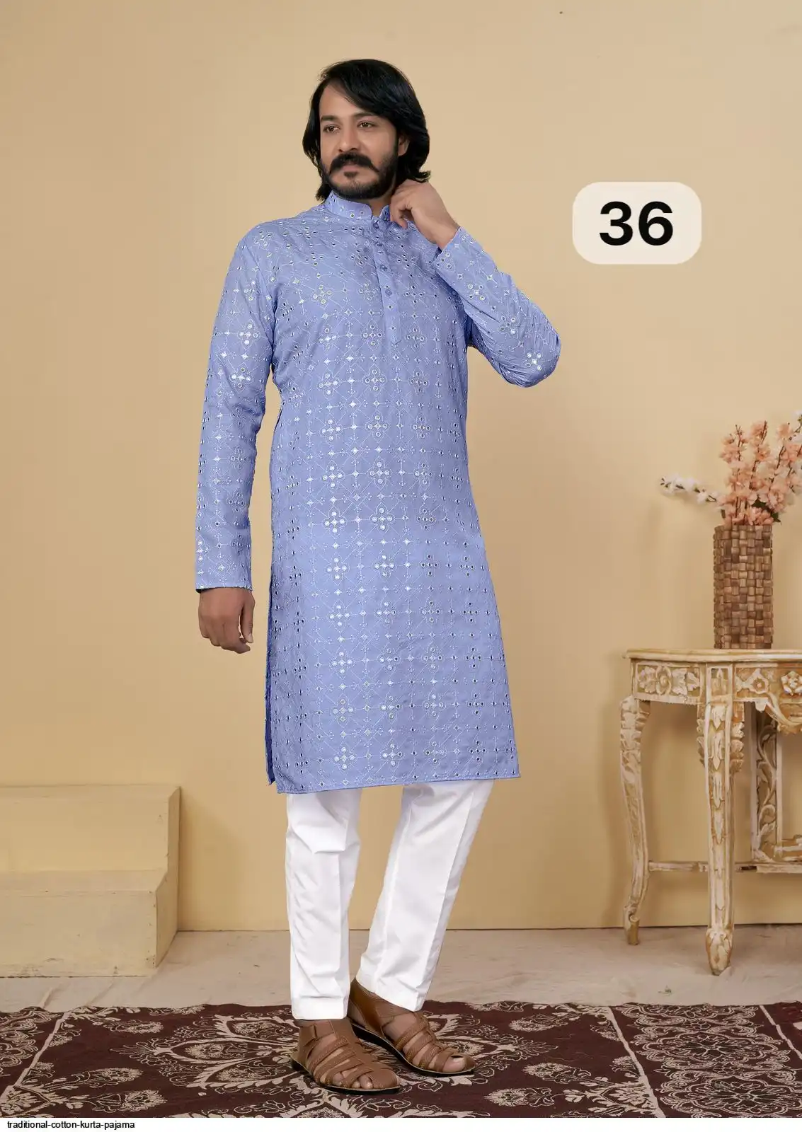 traditional cotton kurta pajama