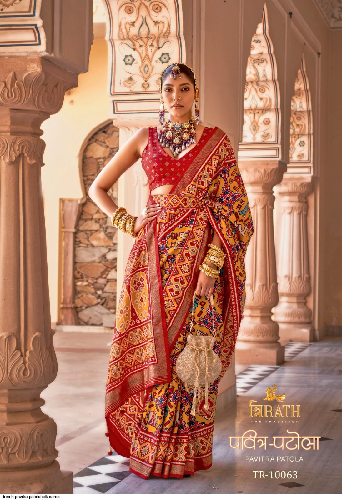 TRIRATH PAVITRA PATOLA SILK SAREE