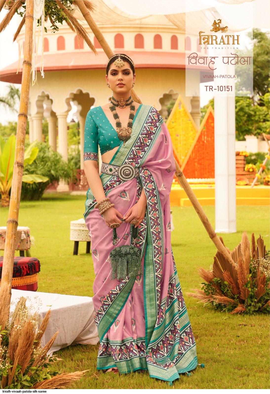 TRIRATH VIVAAH PATOLA SILK SAREE