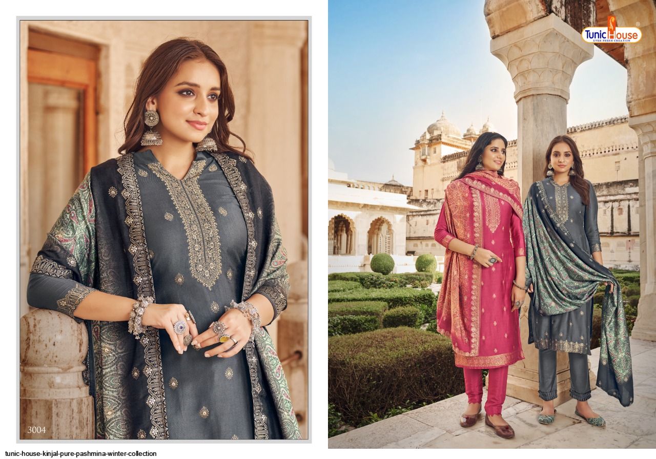 TUNIC HOUSE KINJAL PURE PASHMINA WINTER COLLECTION