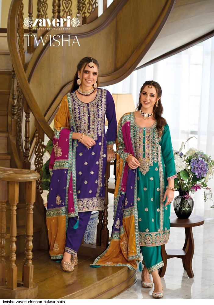 Twisha Zaveri Chinnon salwar Suits