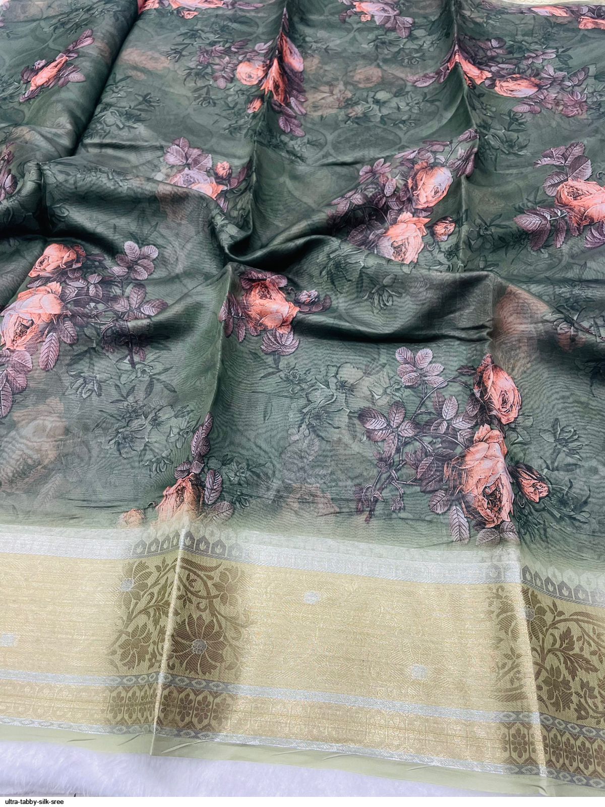 ultra tabby silk sree