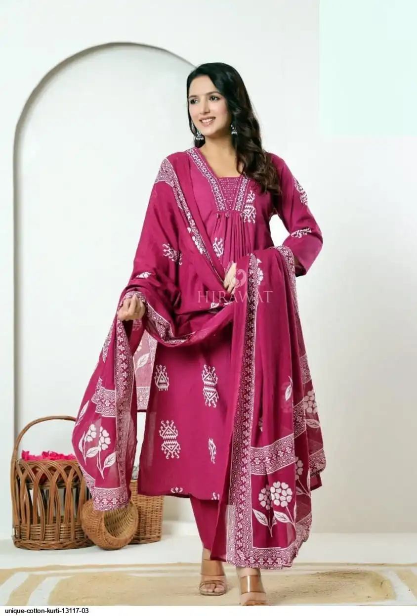 UNIQUE COTTON KURTI 13117 03