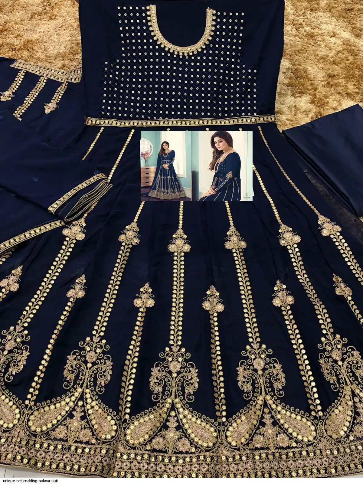 UNIQUE Net Codding SALWAR SUIT