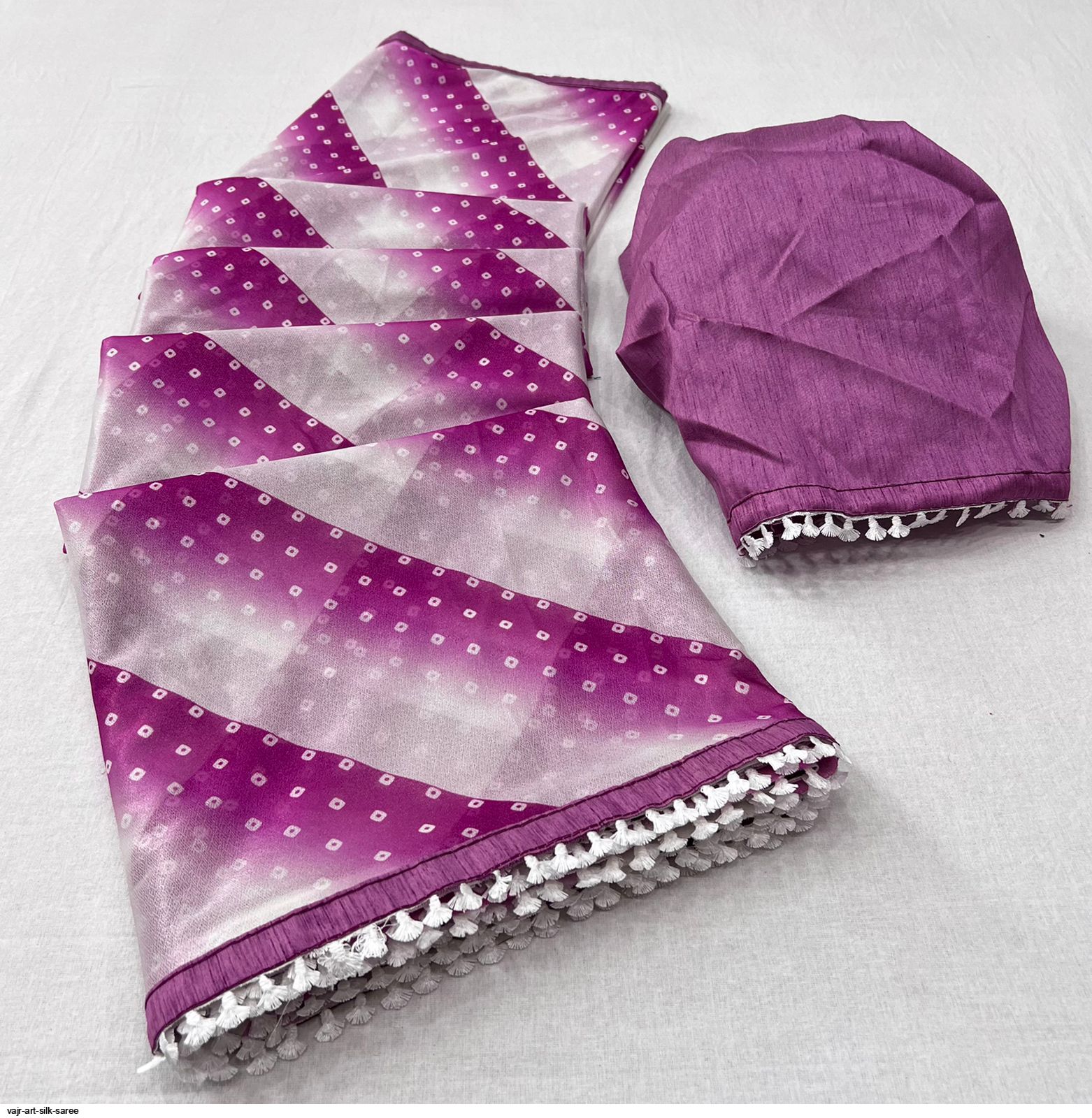 Vajr art silk saree