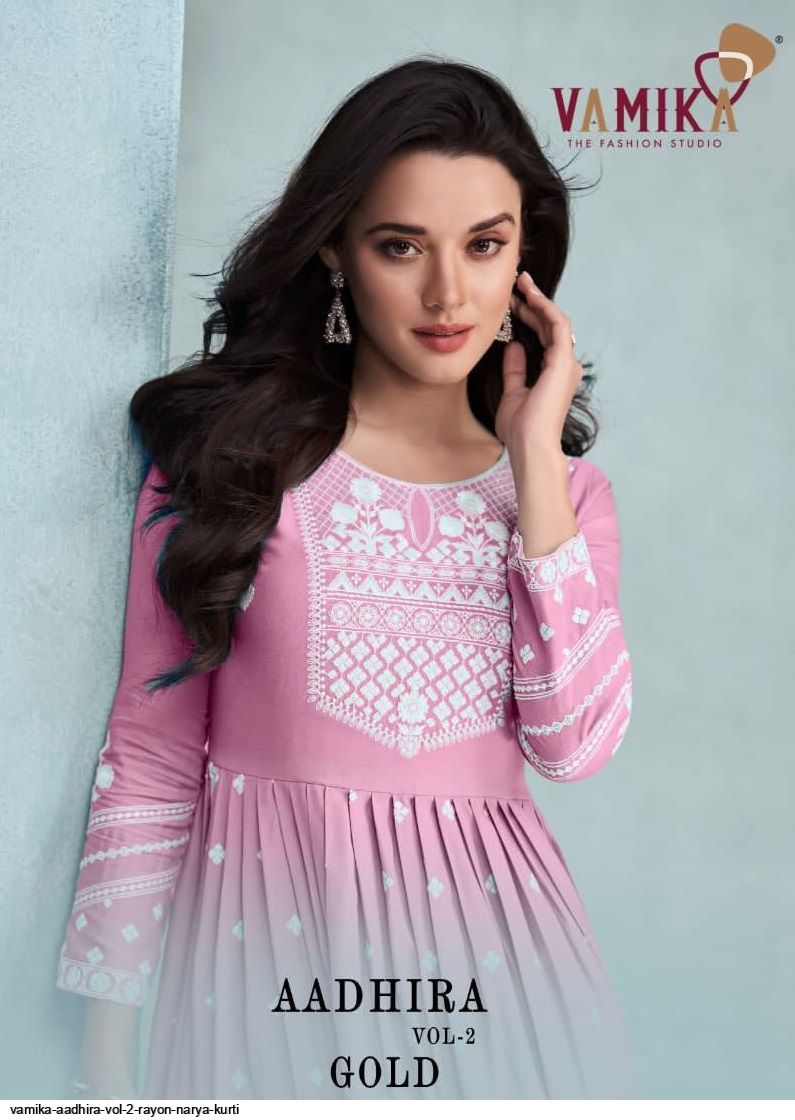 VAMIKA AADHIRA Vol 2 RAYON NARYA kurti