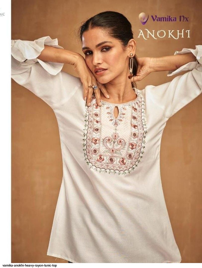 VAMIKA ANOKHI HEAVY Rayon TUNIC top
