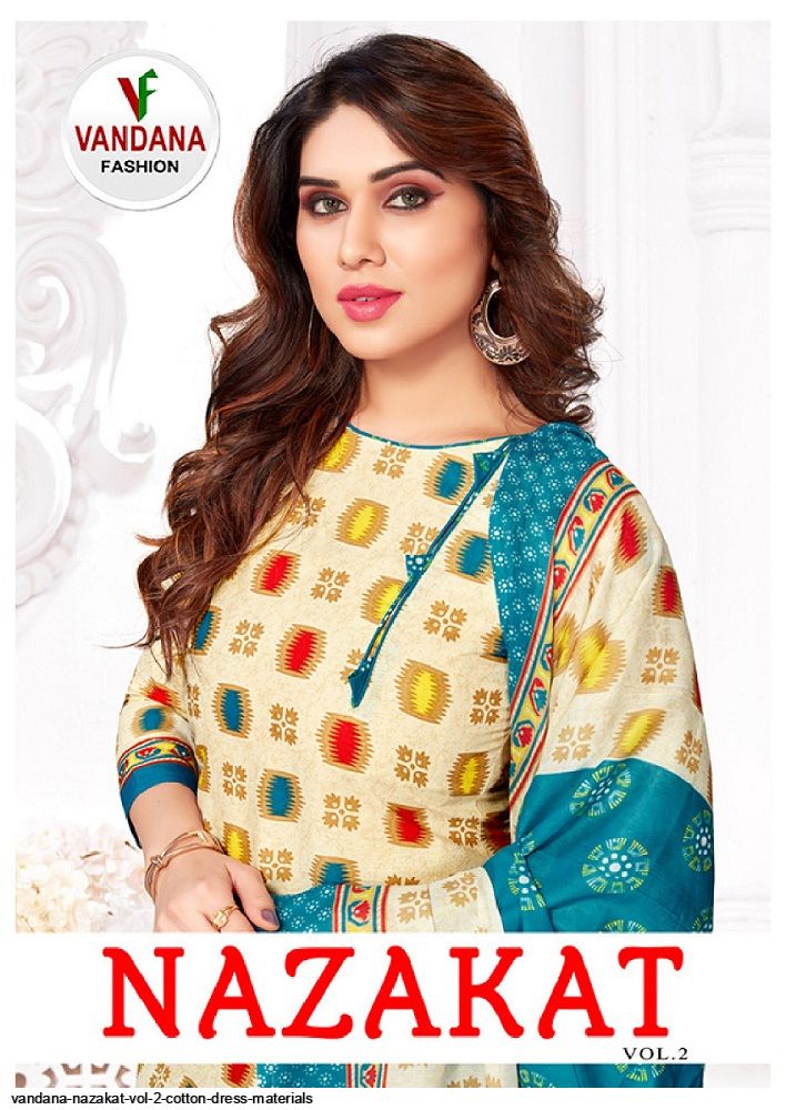 Vandana Nazakat Vol 2 Cotton Dress Materials