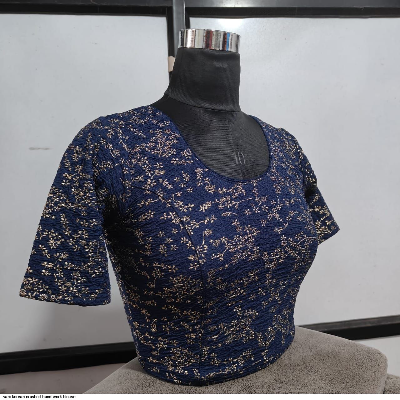 VANI KOREAN CRUSHED HAND WORK BLOUSE