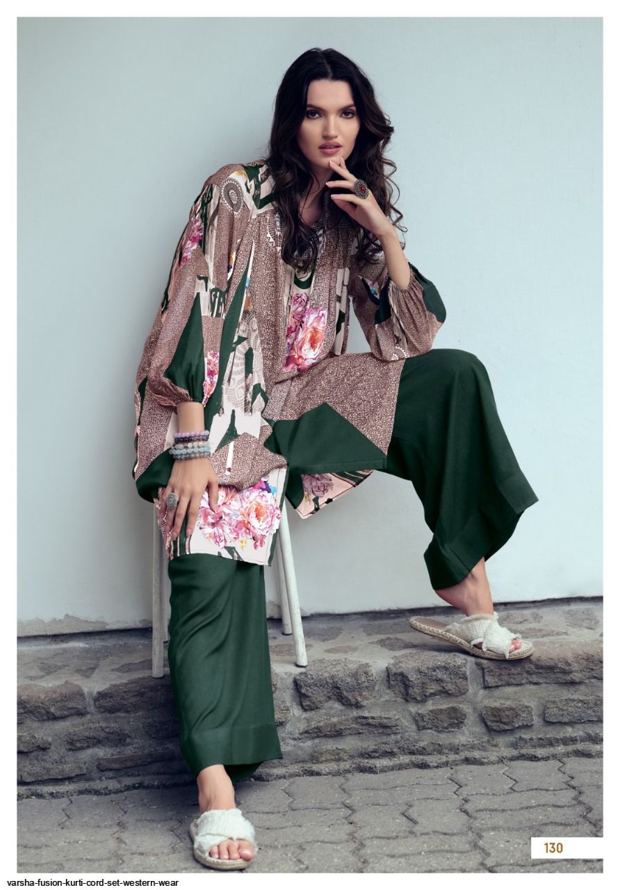 VARSHA FUSION KURTI CORD SET WESTERN WEAR