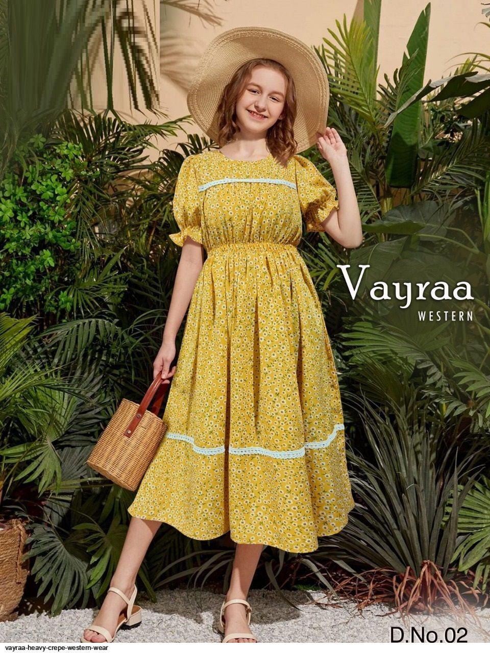 VAYRAA HEAVY CREPE WESTERN WEAR