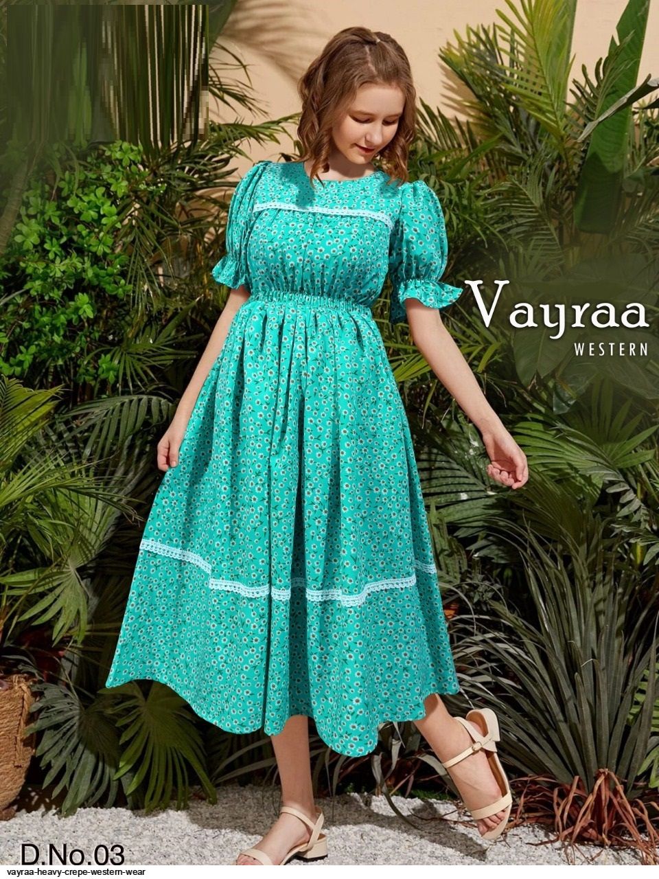 VAYRAA HEAVY CREPE WESTERN WEAR